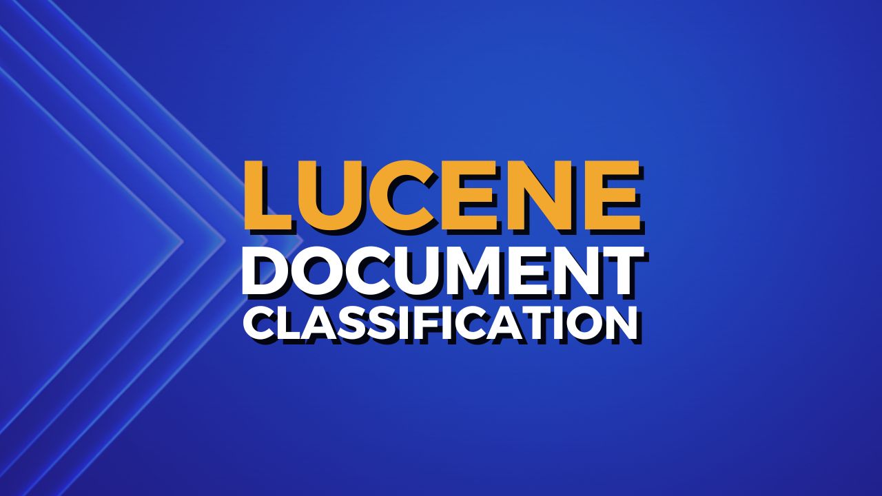 Lucene Document Classification - Sease | Information Retrieval Applied